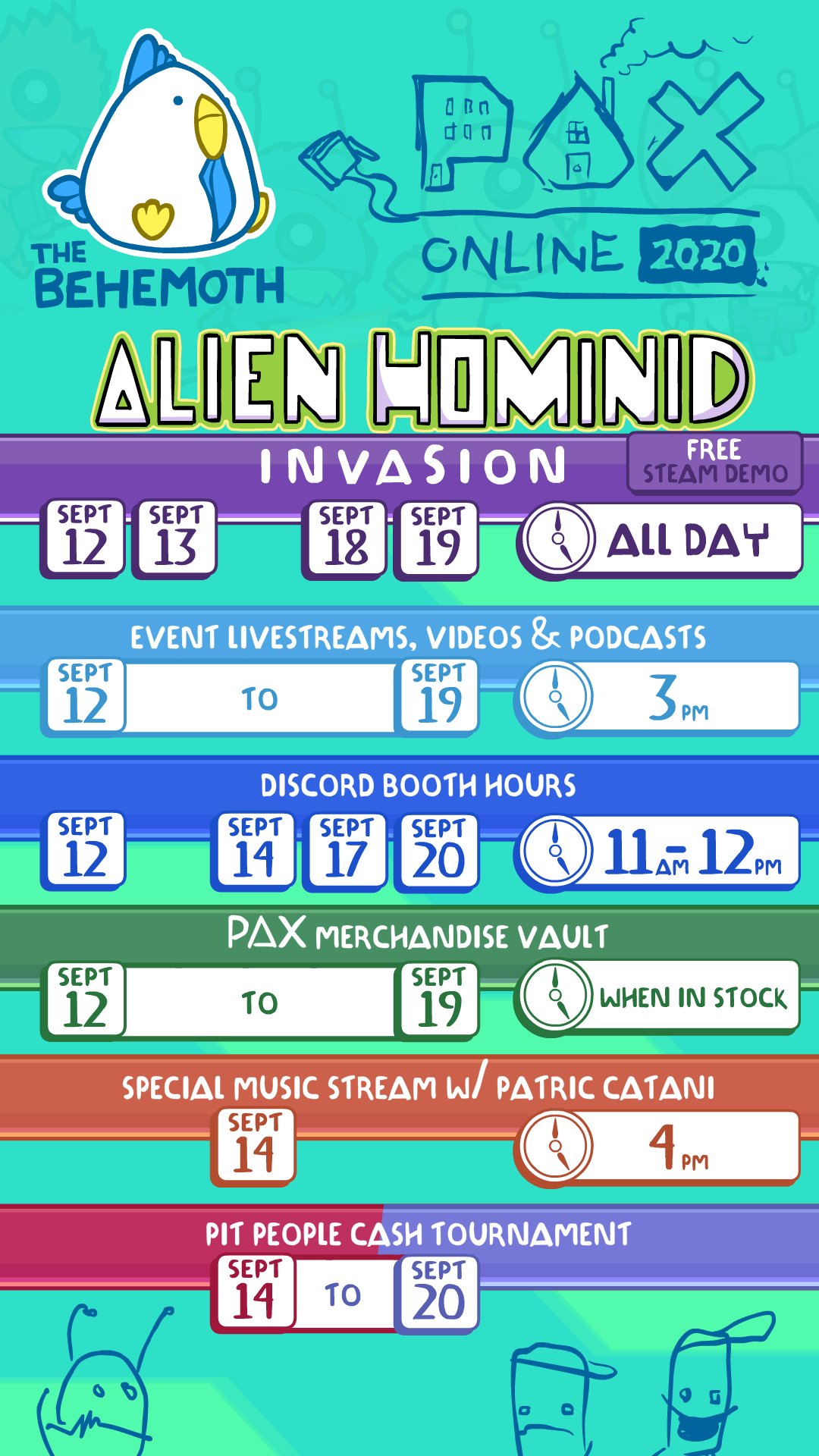 The Behemoth Blog Alien Hominid Invasion: Streamer Survival Challenge