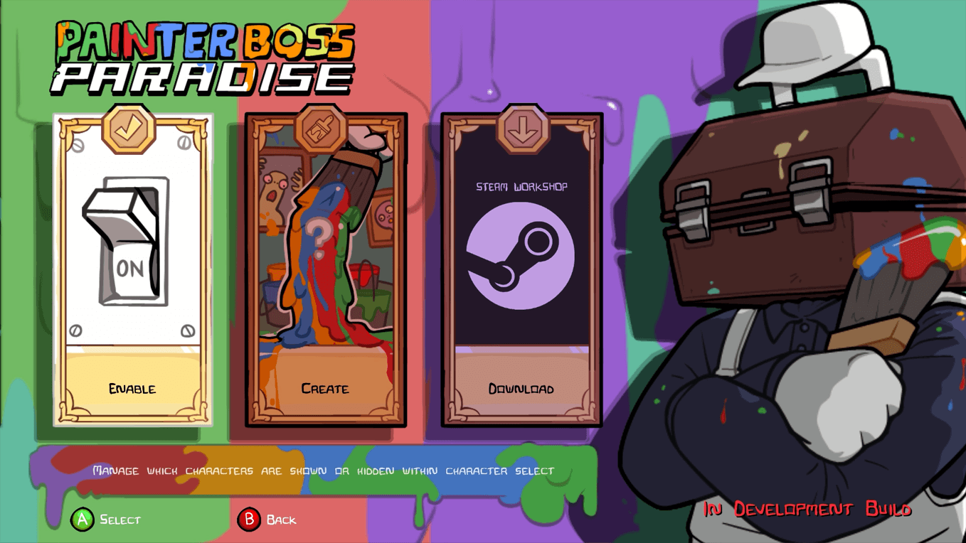 Painter Boss Paradise DLC Development Update – The Behemoth Blog